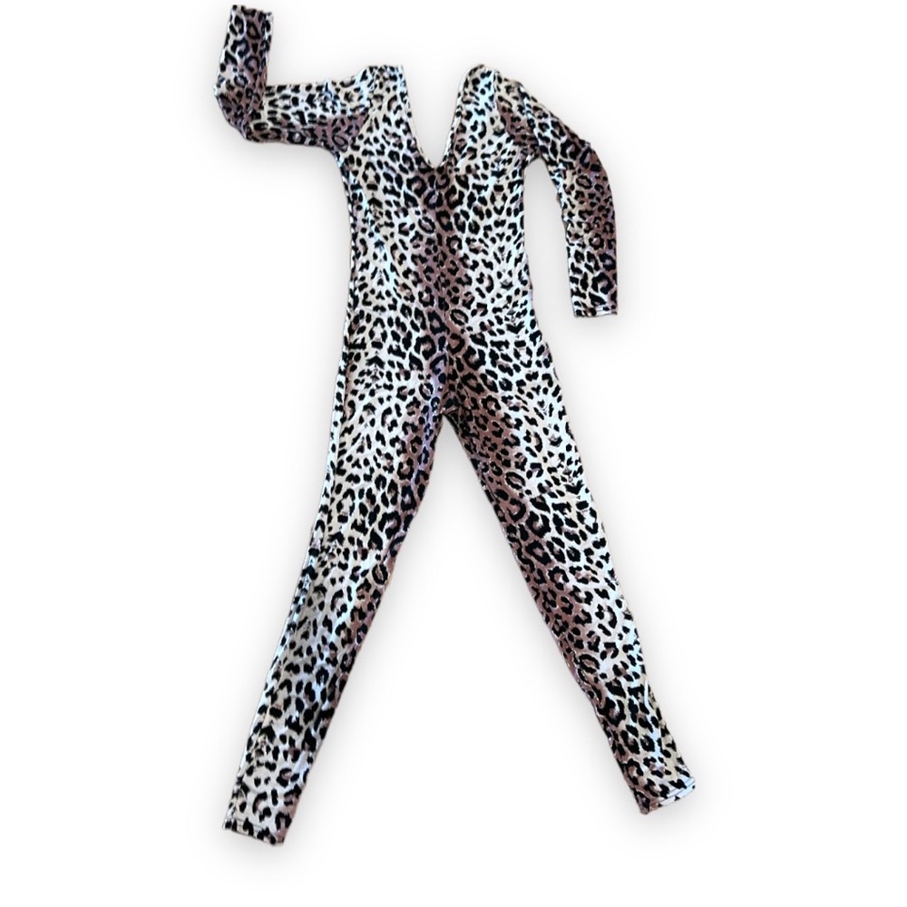 Animal Prints Cheetah Full Body Onesie /Leotard Sz M … - Gem